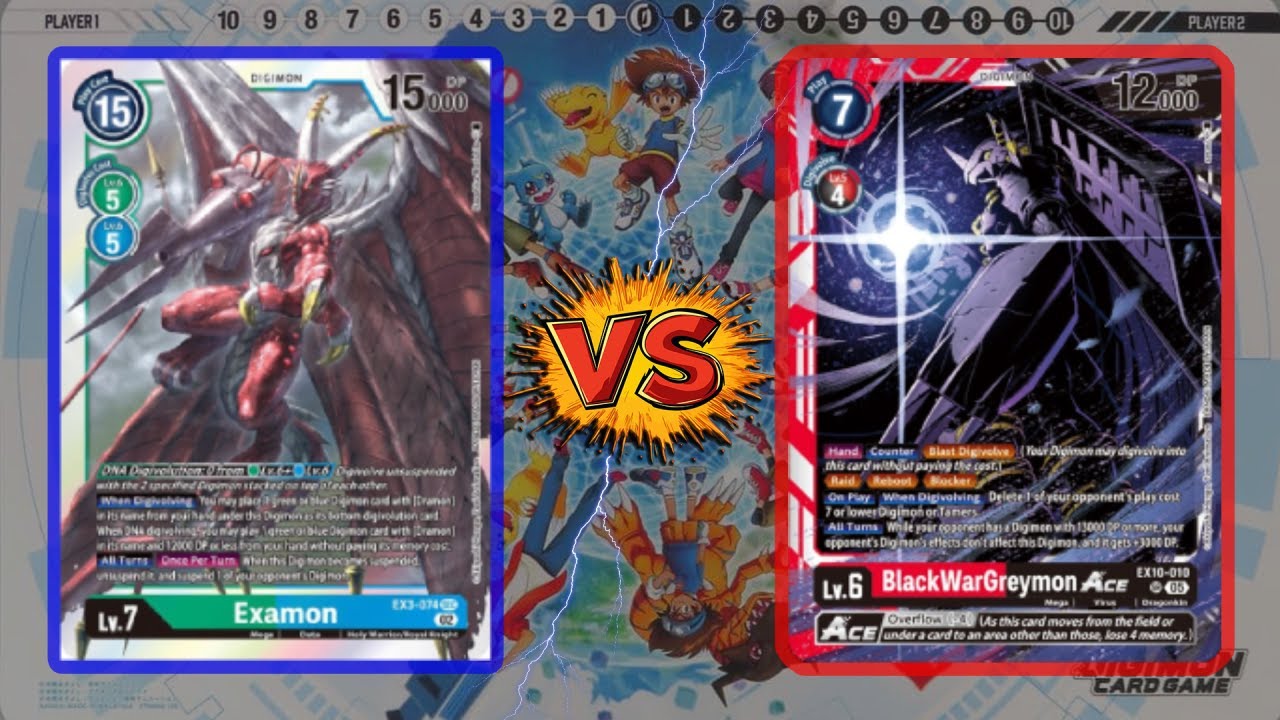 Examon VS BlackWarGreymon | DIGIMON TCG | EX 10 | Partida Comentada ...