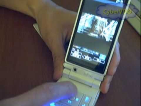 Fujitsu F905i 自製 全螢幕電影 播放展示 - YouTube