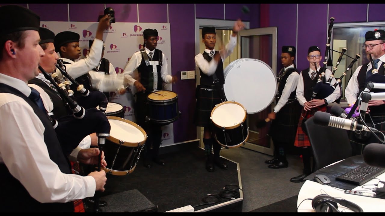 Pretoria Boys High Pipe Band Prepares for Highland Gathering! 🎺 - YouTube