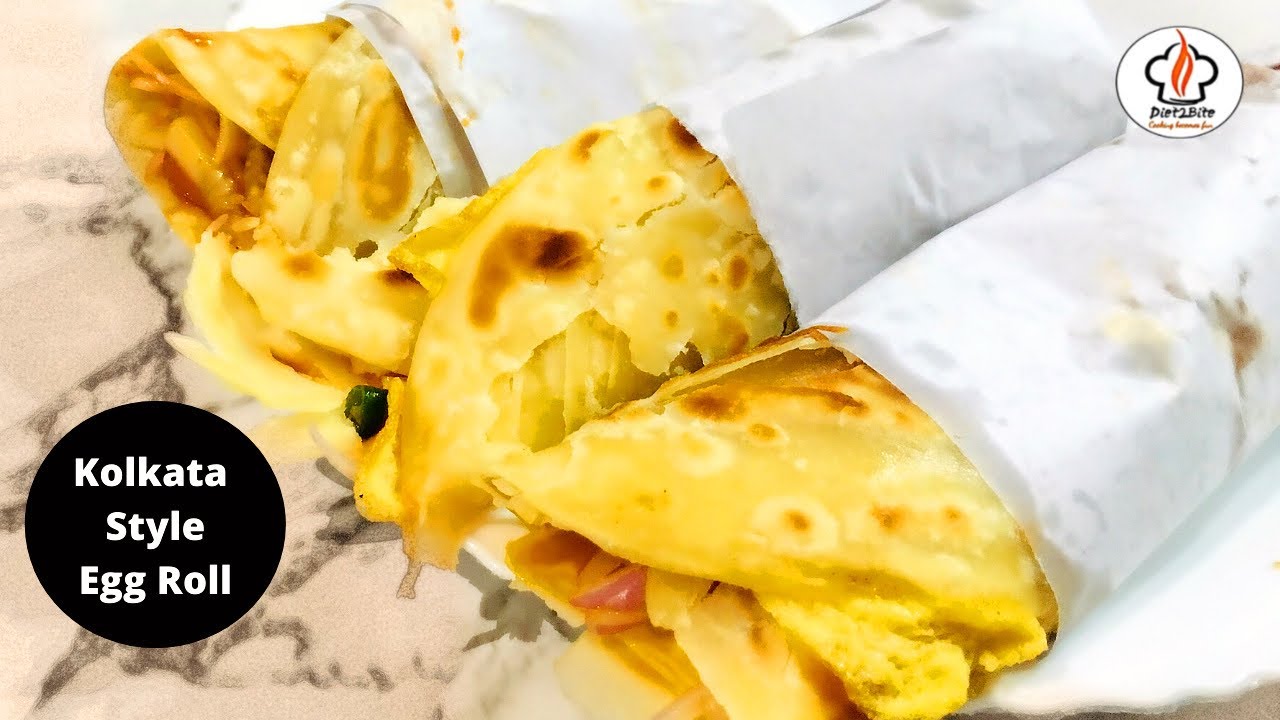 Kolkata Egg Roll Recipe || Kolkata Special Egg Roll Recipe || Street ...