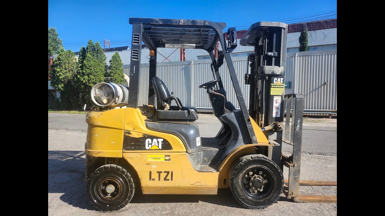 2008 Caterpillar P5000 5000 lb Lift Capacity Forklift (285) - YouTube