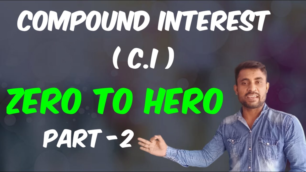 Compound Interest | Compound Interest for ssc CGL/CHSL | C.I best trick ...