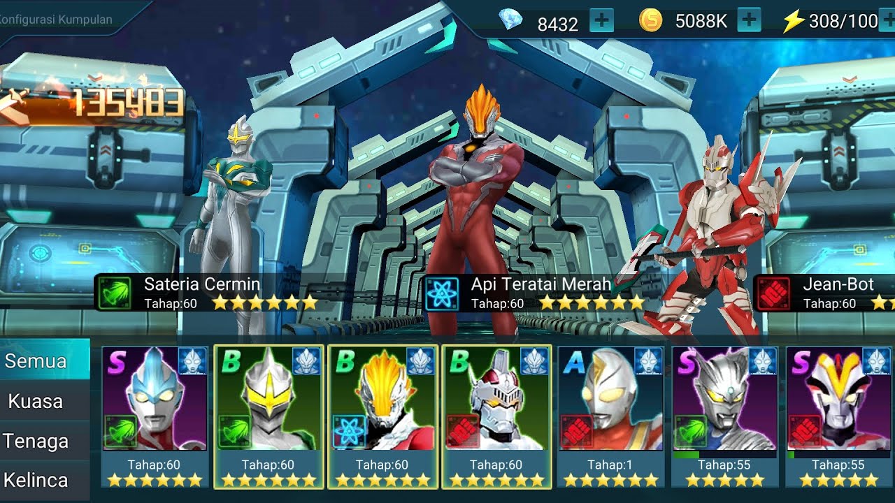 bermain gaming Ultraman lengenda of Heroes menggunakan team ultimate force zero - YouTube