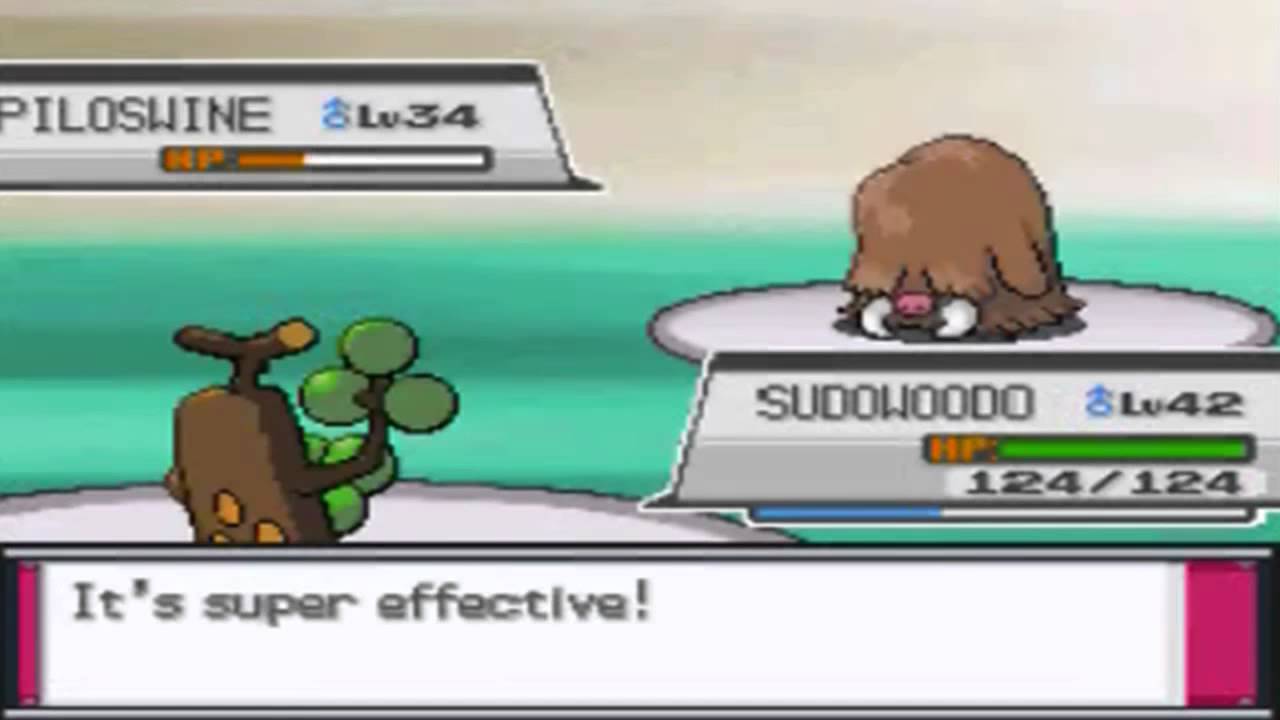 Pokemon Heart Gold / Soul Silver - Gym #7 VS Pryce - YouTube