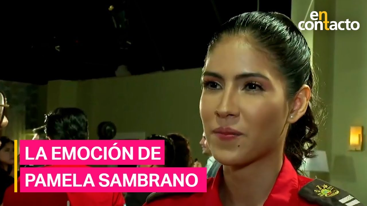 Pamela Sambrano se emociona en plena entrevista | En Contacto ...