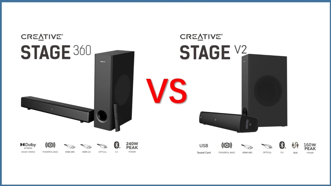 Creative Stage 360 vs Creative Stage V2，哪款更值得推荐？ - YouTube