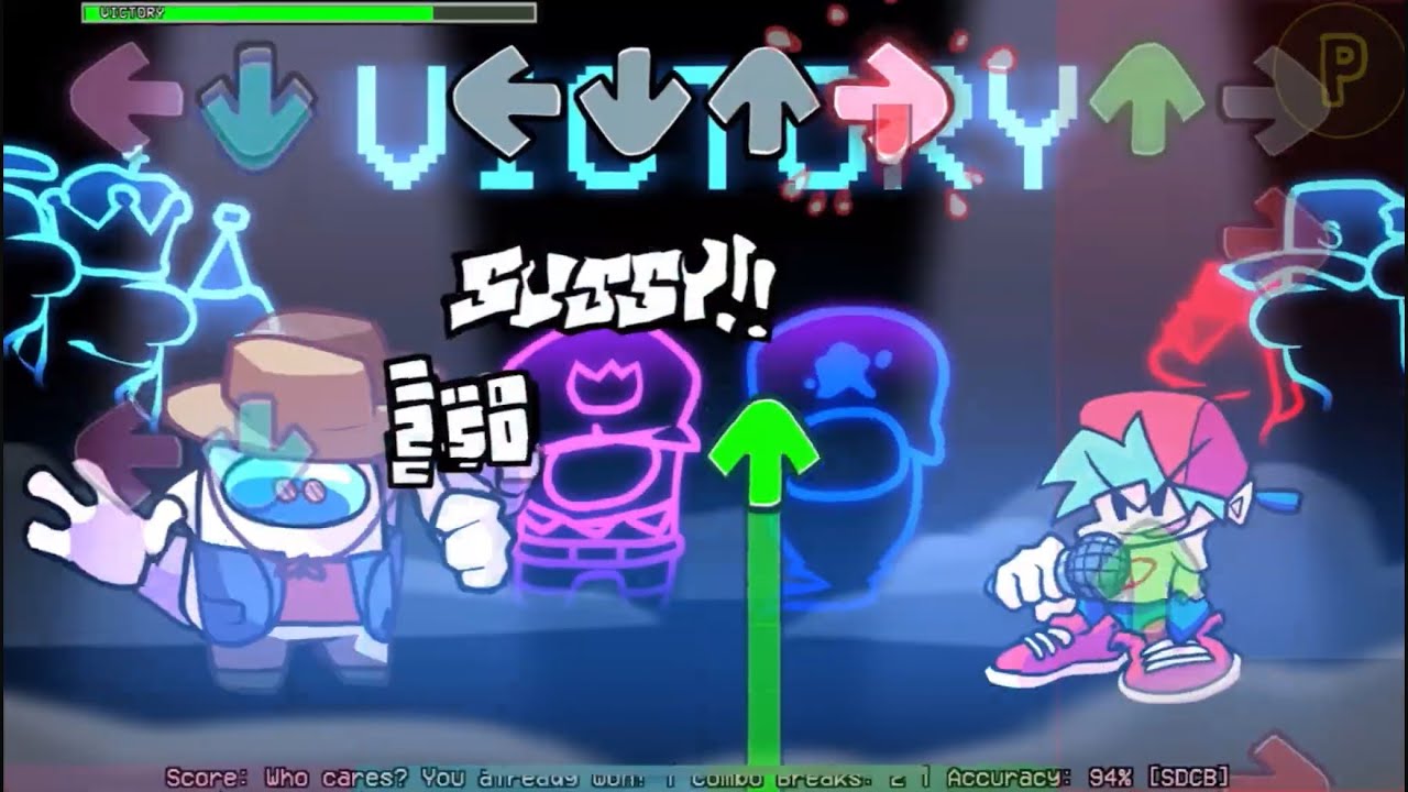 Fnf vs impostor v4 (Victory) (gameplay in mobile) HD - YouTube