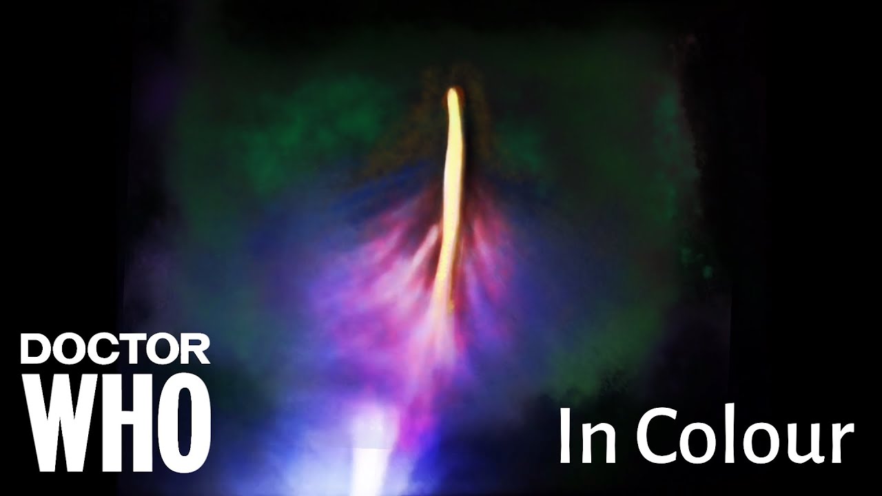 1963 Doctor who Intro Remaster in Colour - YouTube