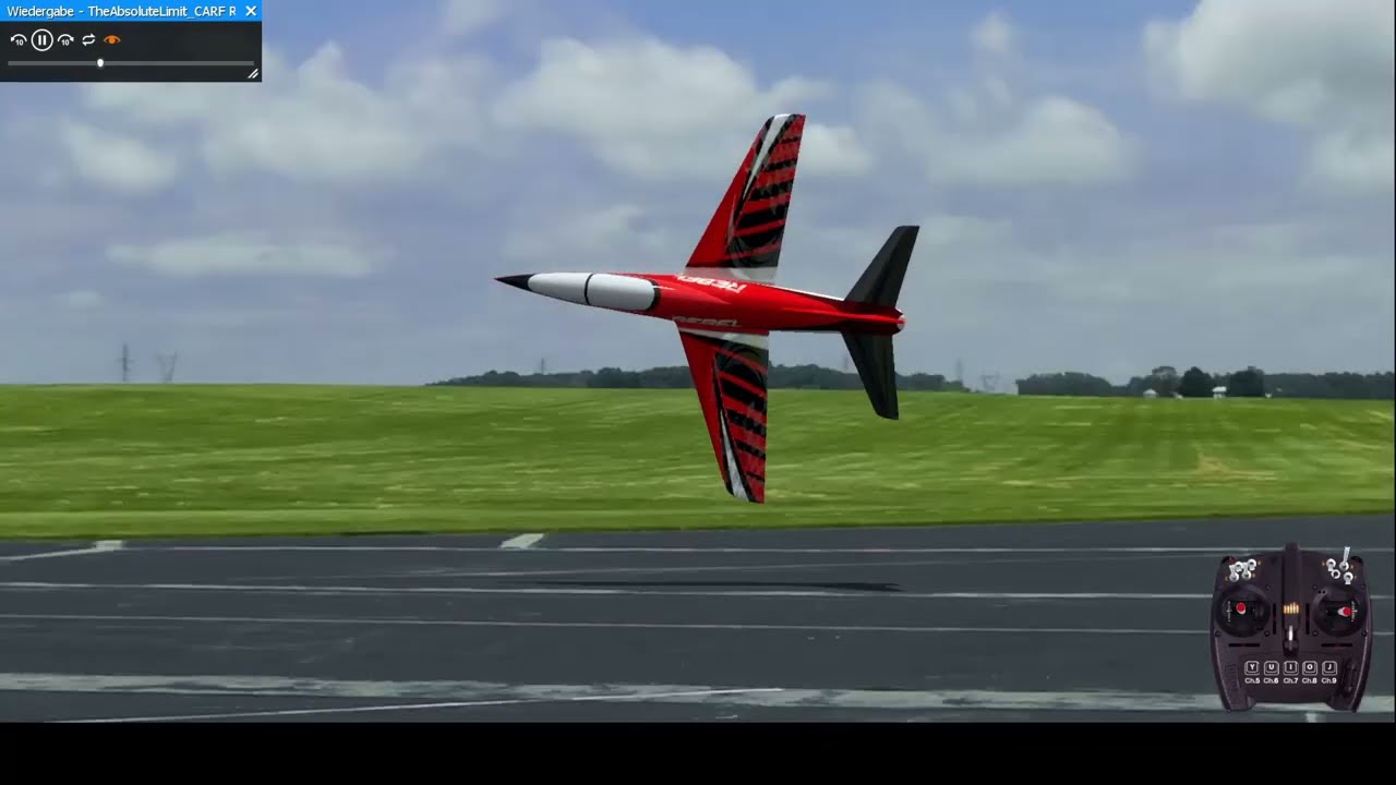 Real Flight 9.5 - Carf Rebel Max - Rc Jet Freestyle - YouTube