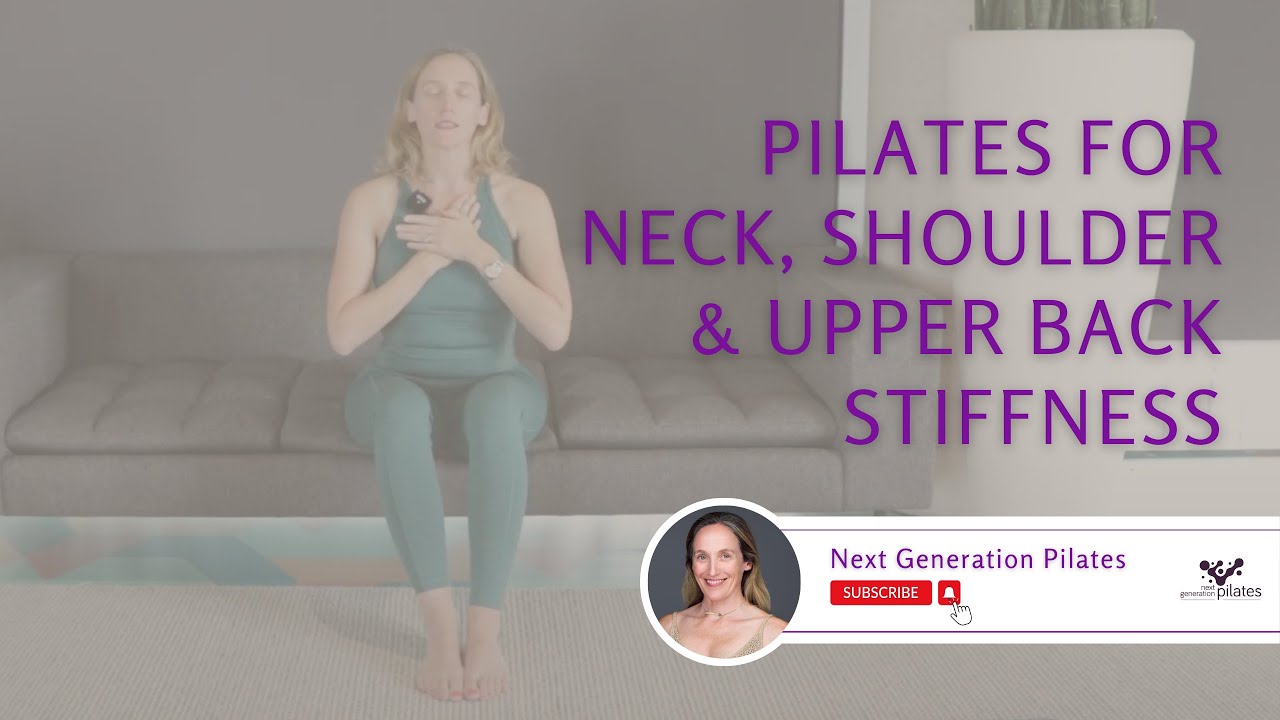 8 Minute Exercise: Pilates for Neck, Shoulders & Upper Back Stiffness 💪 ...