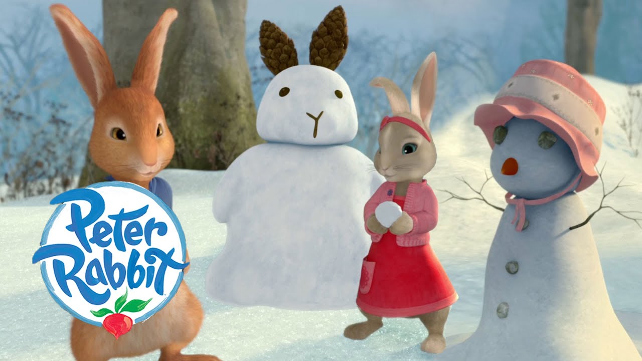 @OfficialPeterRabbit - Let's Build a Snow Rabbit ⛄️ 🐰 | Winter Time ...