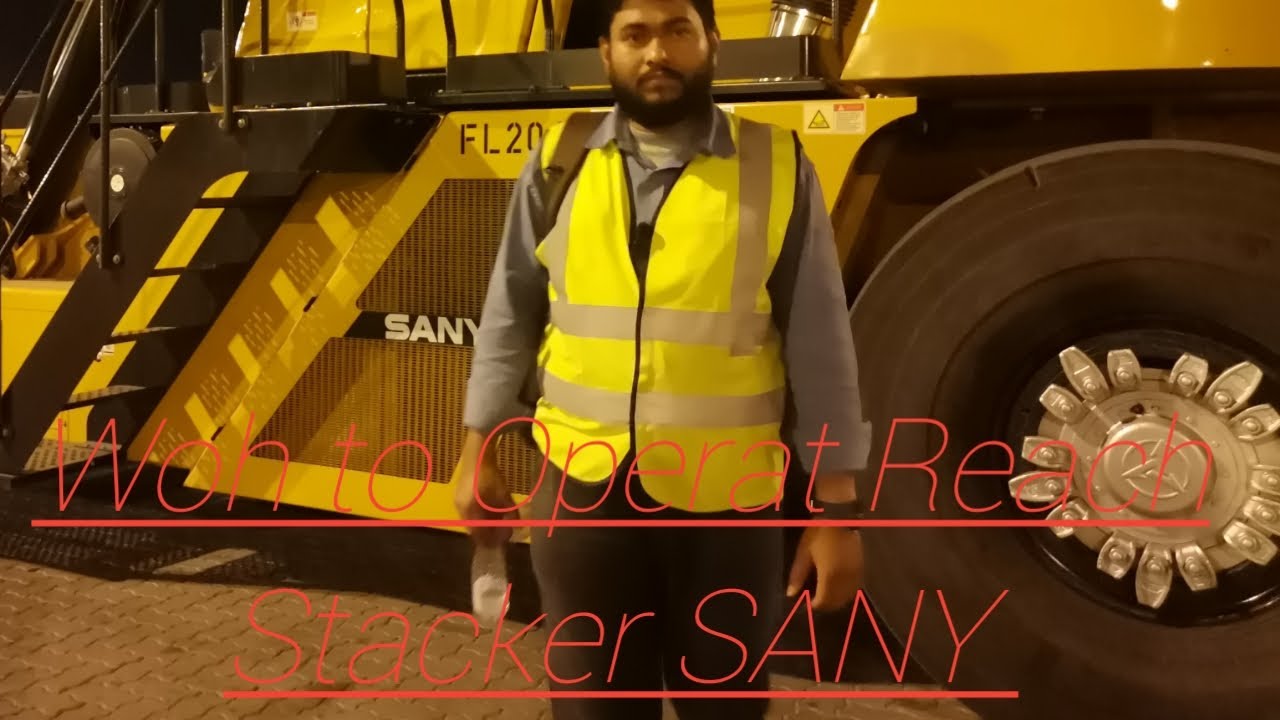reach stacker training in India || How to operate Reach forklift how to ...