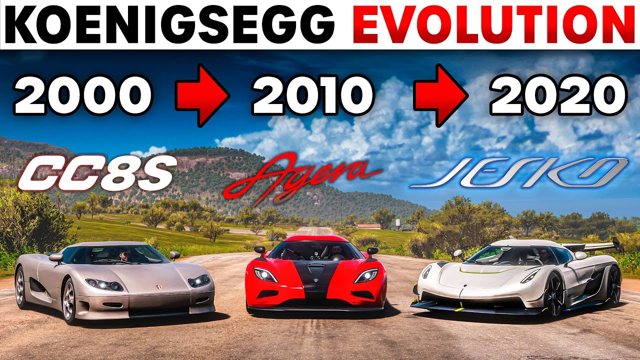 Forza Horizon 5 | The Evolution Of Koenigsegg | How Much Faster Are ...