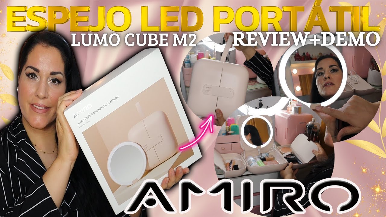 ️🪞ESPEJO PORTATIL LED AMIRO LUMO CUBE M2 ️🪞REVIEW+DEMO - YouTube
