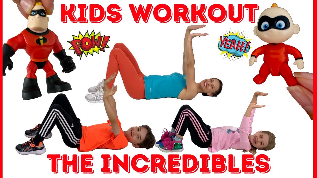 Kids Workout At Home/ THE INCREDIBLES (age 3-10) - YouTube