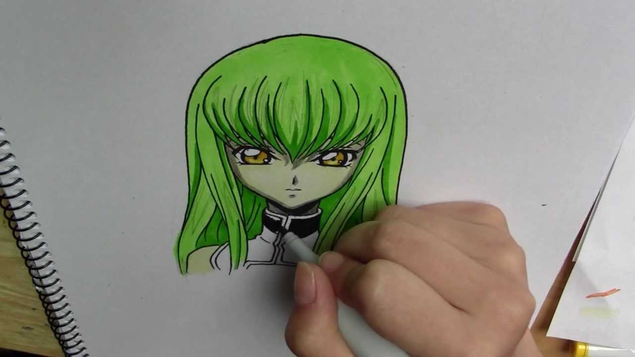 ♥Code Geass - CC - Speed Drawing - YouTube