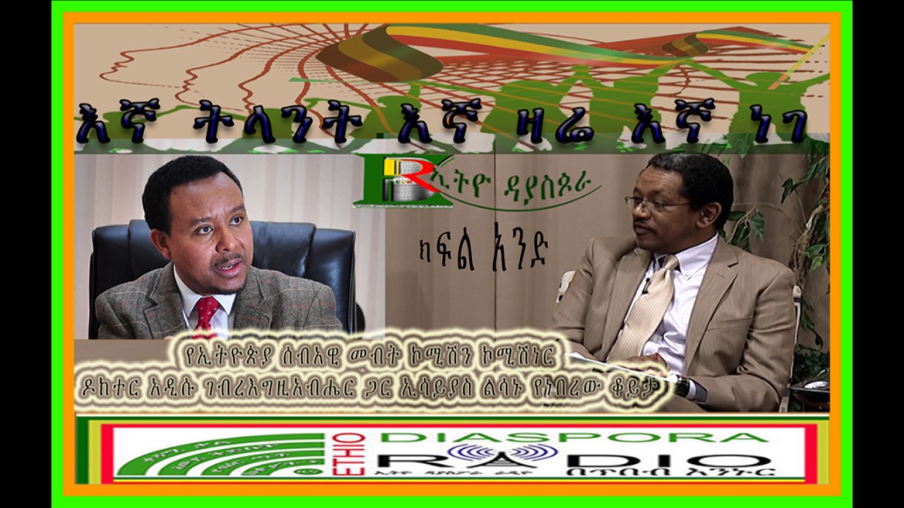 interview with Dr Addisu G/egziabher by Essayias Lisanu EDR - YouTube