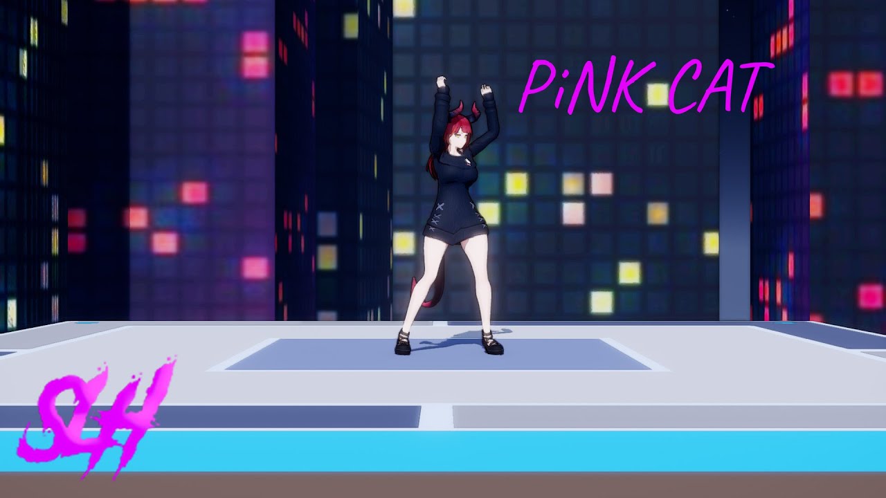 PiNK CAT「MMD」 - YouTube