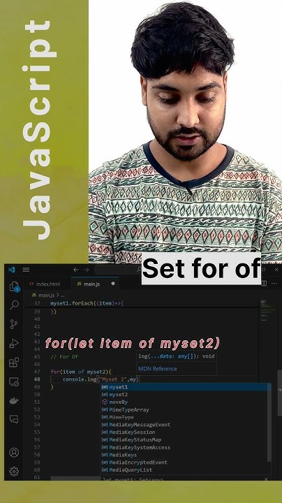 Set For In Javascript Youtube