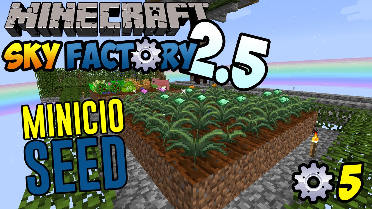Minicio Seed! ~ Minecraft Sky Factory 2,5 Indonesia ep.5 - YouTube
