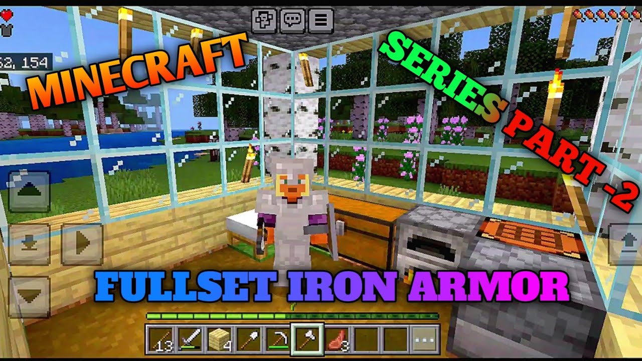 MINECRAFT SERIES PART -2/FULL SET IRON ARMOR #minecraftshorts #mindset ...
