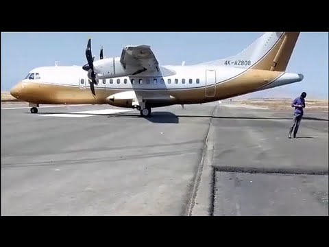 Fizuli Hava Limanından Yeni Video Görüntülər