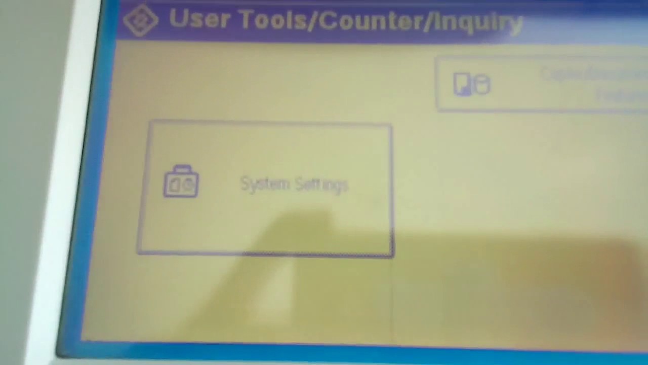 Ricoh Aficio meter Reading - YouTube