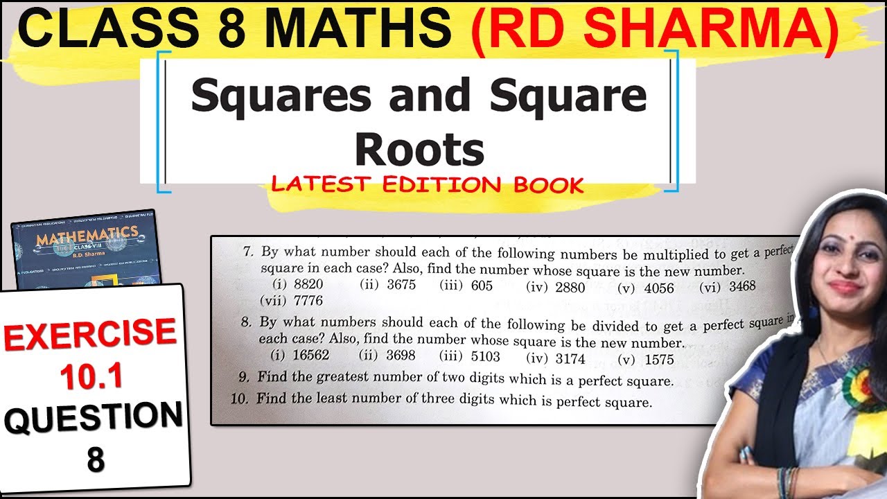 Class 8 Math RD Sharma Solutions | Ex 10.1 Question 8 Solution Chapter ...