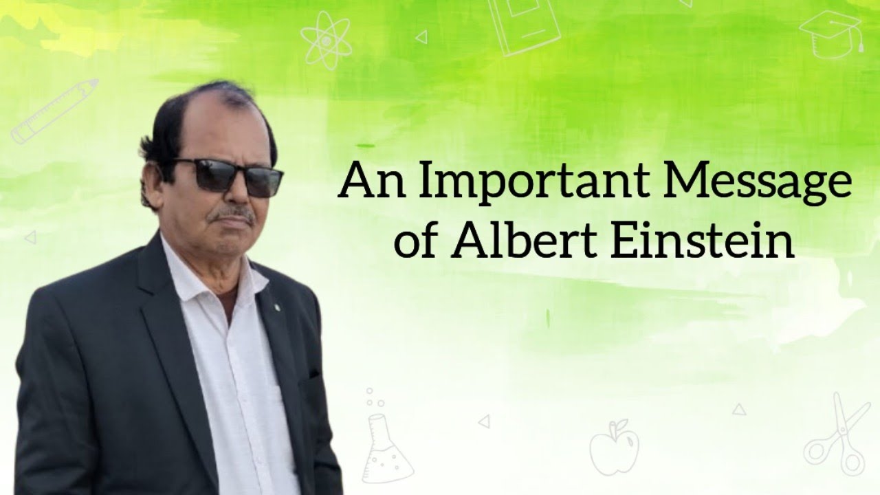 An Important Message of Albert Einstein - YouTube