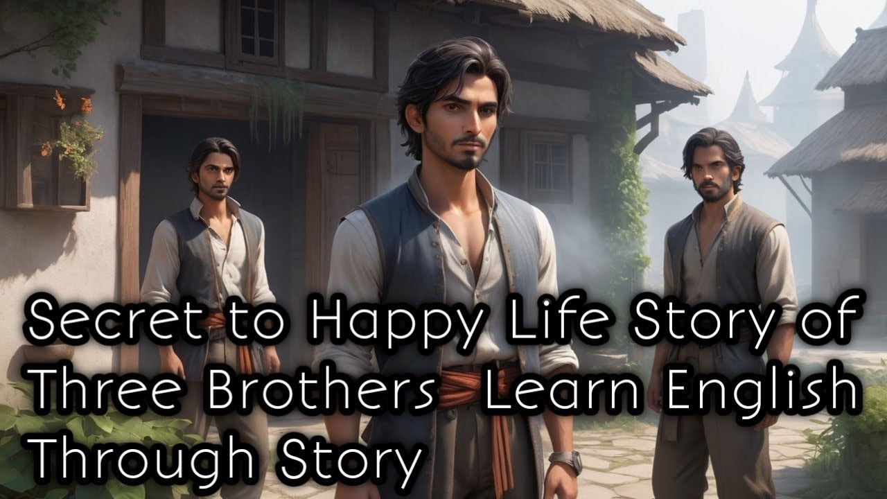 🌟 Secret to Happy Life | Story of Three Brothers | Learn English ...