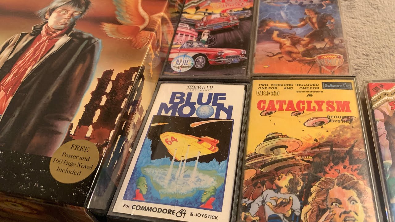 Commodore 64 Blue Moon By Merlin Software - YouTube