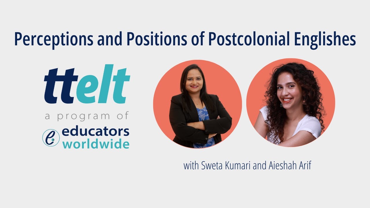 S3 36.0 Perceptions and Positions of Postcolonial Englishes - YouTube
