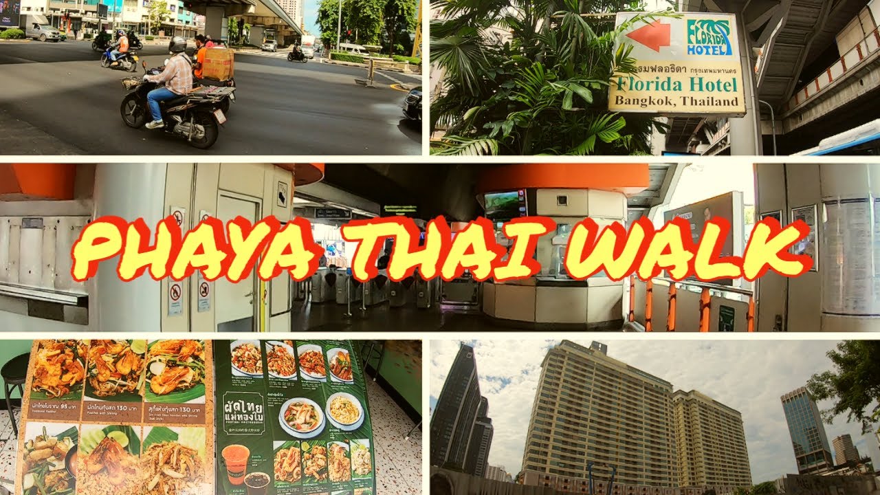 Bangkok Walking Tour From Phaya Thai BTS to Ratchathewi 2021 - YouTube