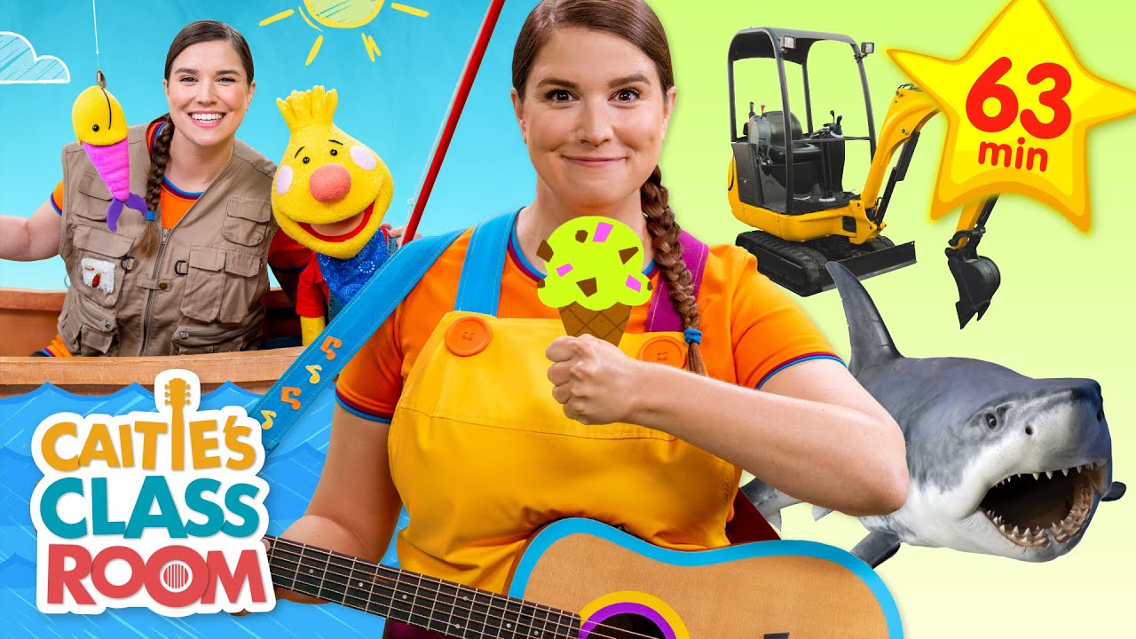 Play In Caitie's Classroom! | Early Learning for Toddlers - YouTube
