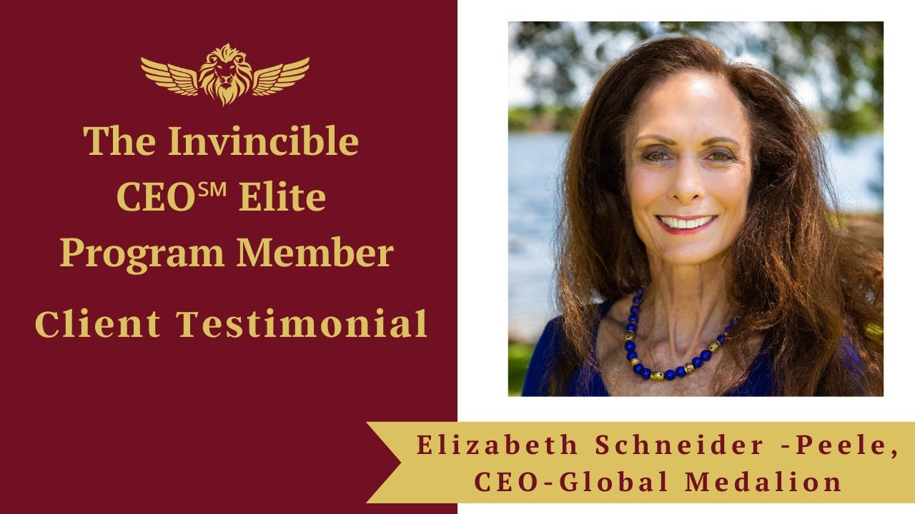 Invincible CEO Client Testimonial Elizabeth Schneider-Peele, CEO of ...