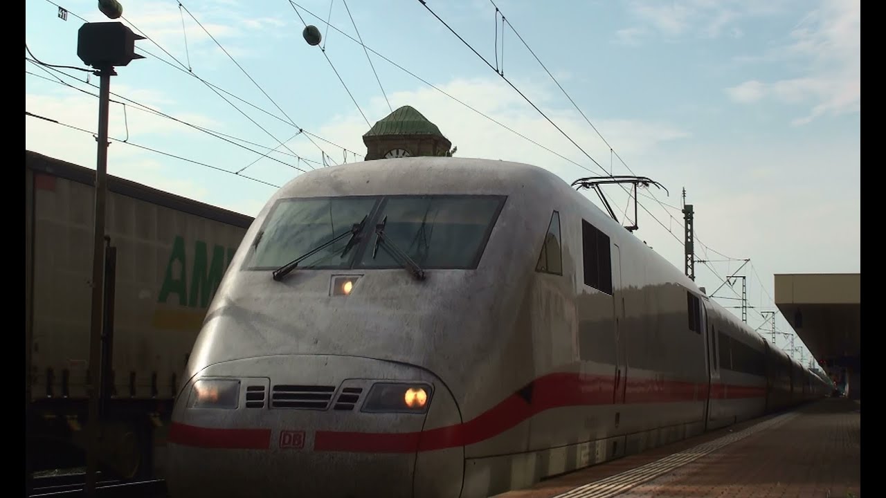 German ICE high-speed train 401 073-2 und 401 573-1 Mai 2012 Basel ...