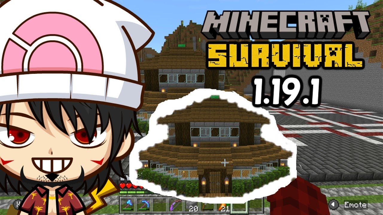 Cómo hacer una casa CIRCULAR en Minecraft 🏡(FÁCIL) Ep.24 Survival 1.19 ...