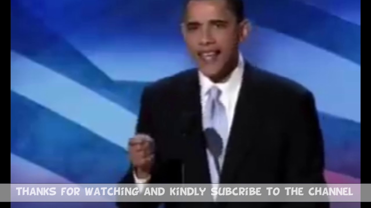 Barrack Obama DNC 2004 Speech on 24/07/2004 - YouTube