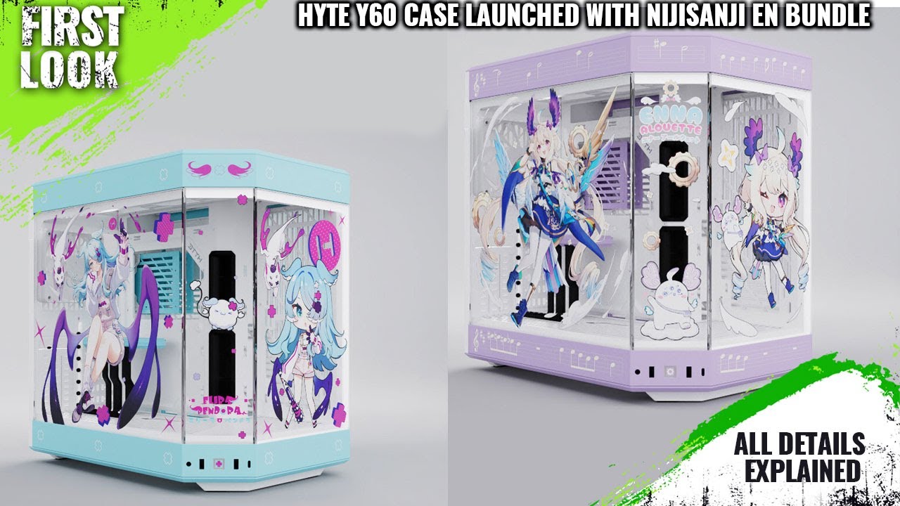 HYTE NIJISANJI EN Custom Y60 Case Bundle Launched - Explained All Spec, Features And More - YouTube