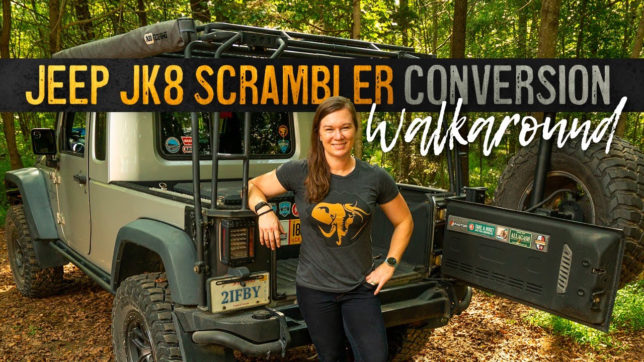 Jeep JK8 "Scrambler" Conversion - Overland Rig Walkaround - YouTube