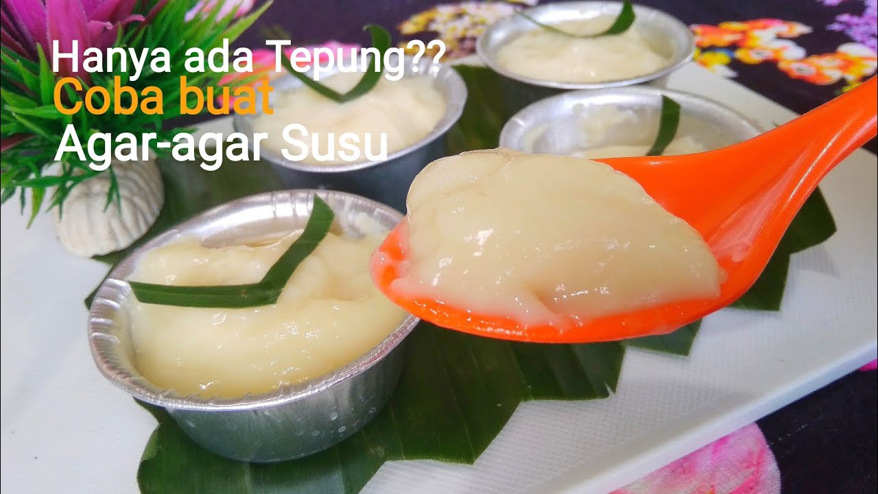 Hanya ada Tepung, coba buat agar-agar Susu!! Resep agar-agar Susu ...