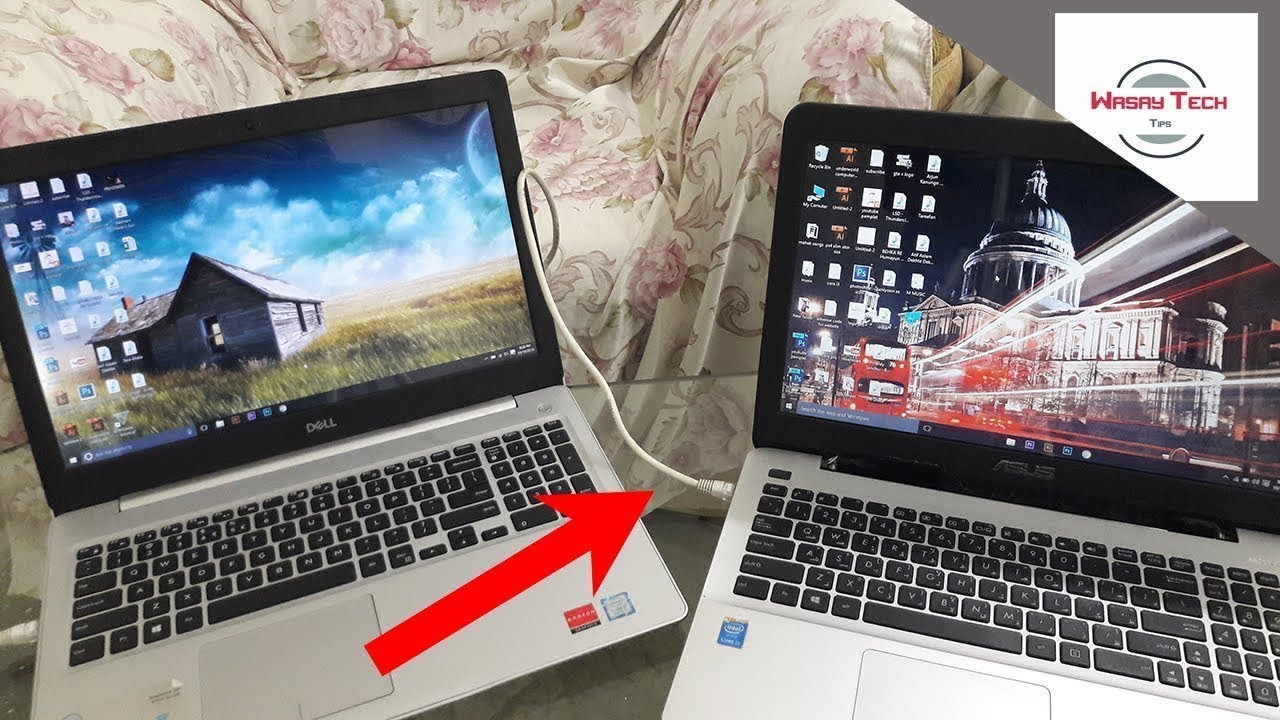 how to transfer data between two pc - YouTube