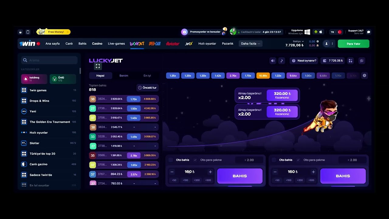 AVIATOR'un RAKİBİ - LUCKY JET | TÜM STRATEJİLER | 3 Farklı Kazanma ...
