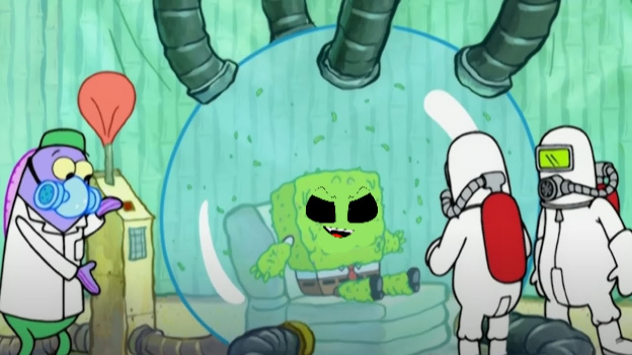 THE STORY OF THE EVIL SPONGEBOB | SPONGEBOB IS IN QUARANTINE AND HAS ...