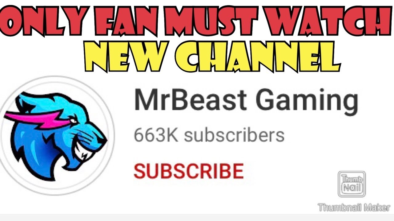 MrBeast Gaming Channel MUST WATCH If Your’e A Fan!! - YouTube