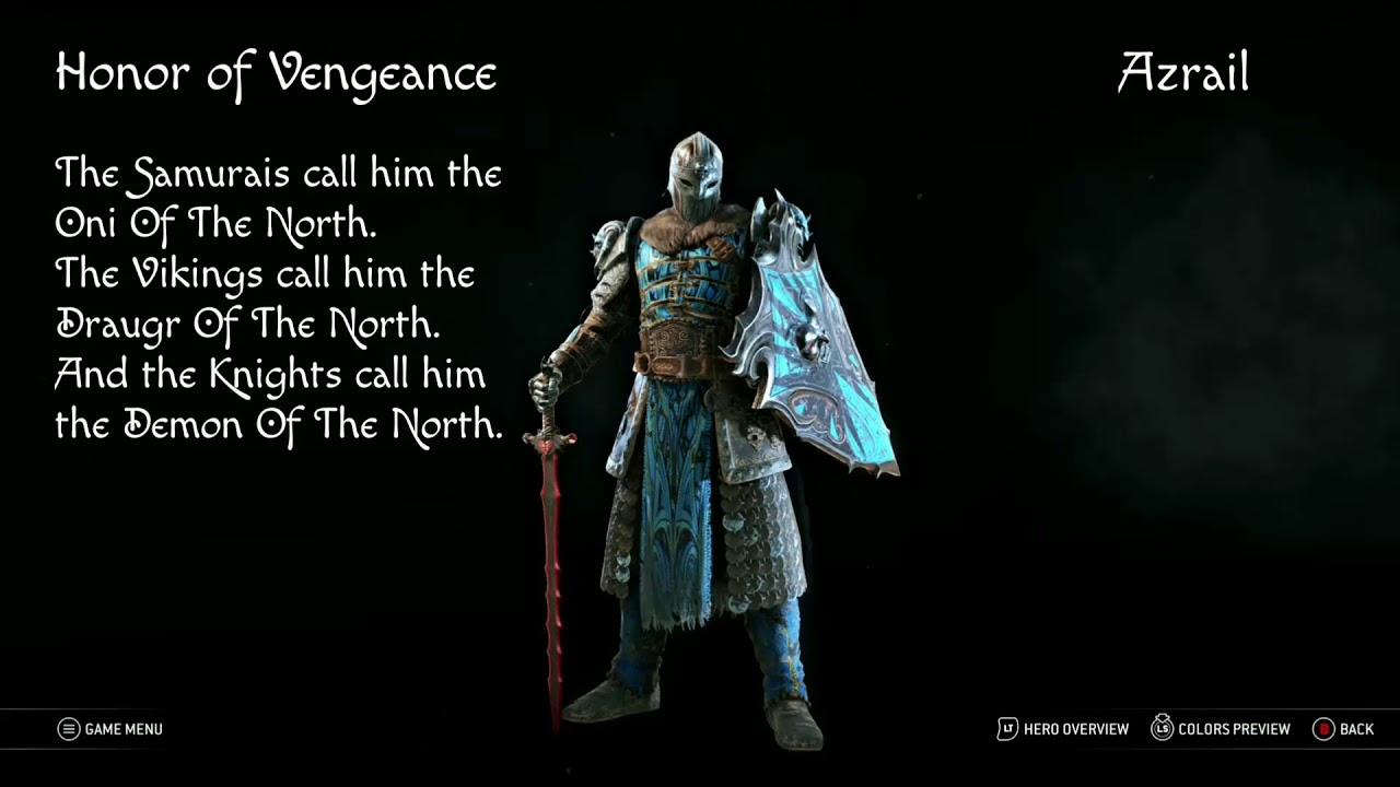 Honor of Vengeance - Azrail the Soul Reaper - YouTube