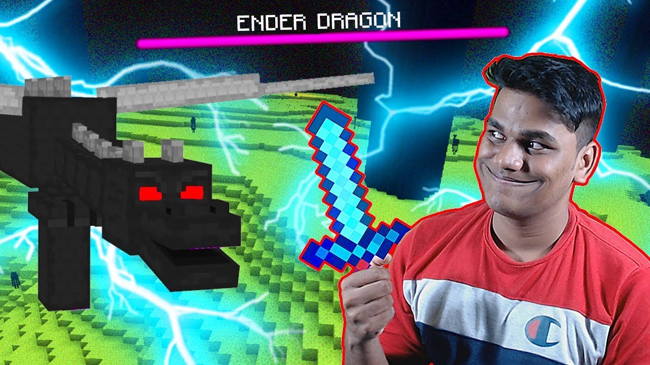 Final Boss Fight in MINECRAFT (Beast V/S Ender Dragon) (Part 34) - YouTube