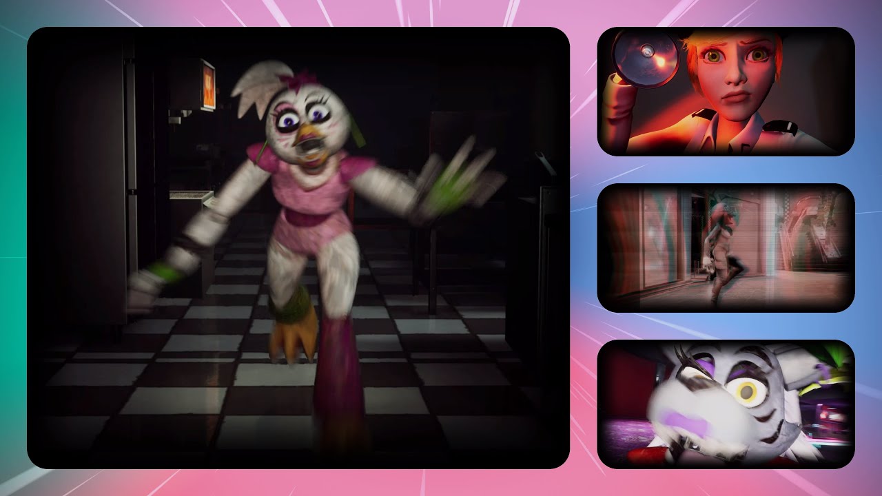 Having a face off with Chica and some guest appearance's😱|Five nights ...
