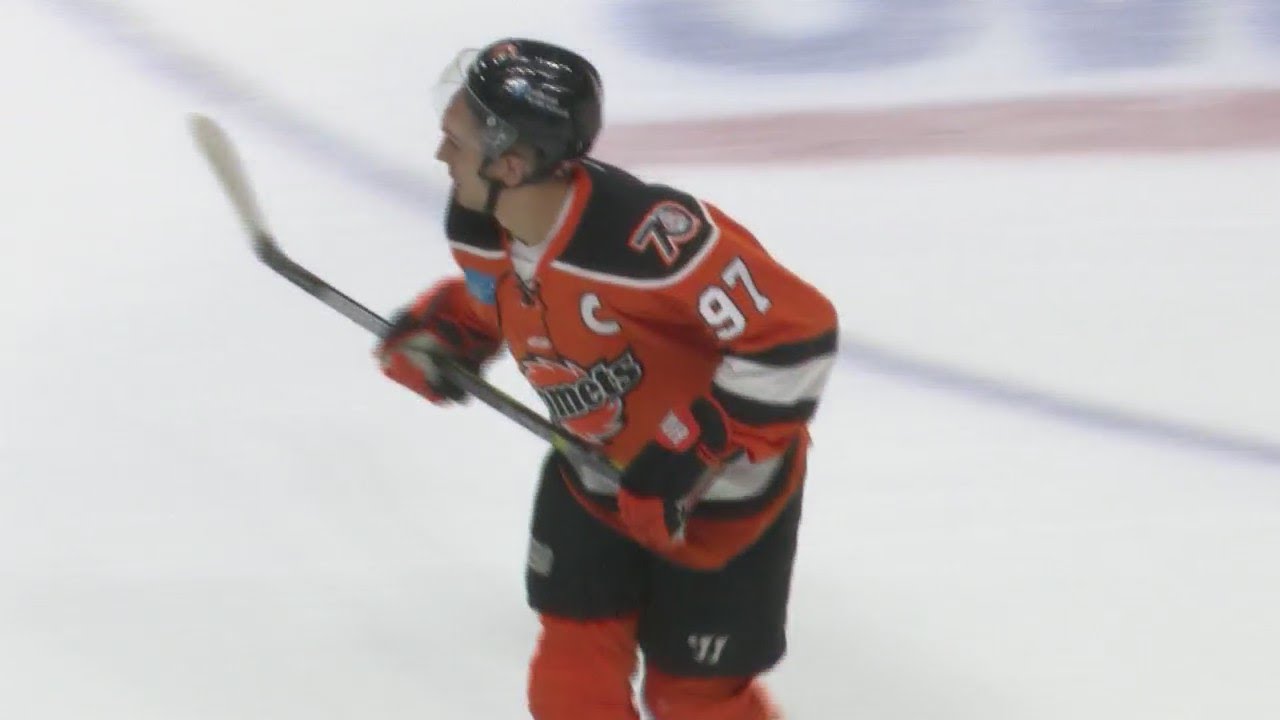 Komets release Kaleigh Schrock after one game return to the ice - YouTube