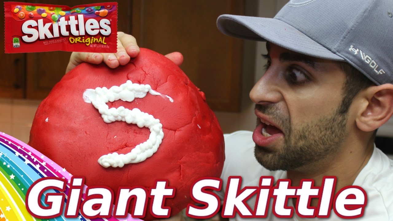 (HUGE) DIY GIANT 5LB SKITTLE | HOW TO MAKE THE WORLDS LARGEST SKITTLES ...